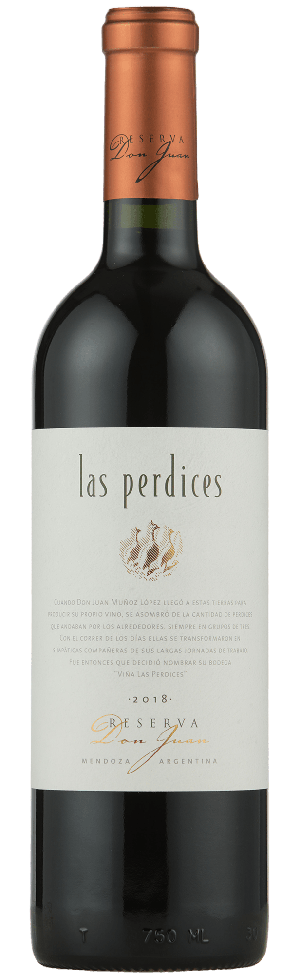 BODEGAS LAS PERDICES DON JUAN RESERVA - LIMITADA 4 GRAPES